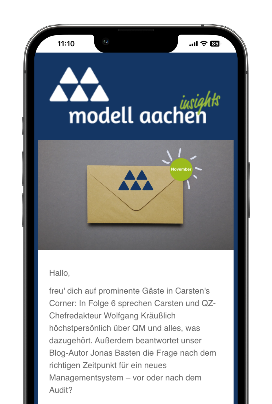 Modell Aachen Insights: Die Wissensbasis zum Thema Qualitätsmanagement
